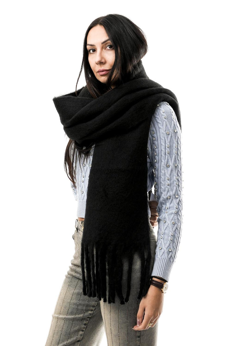 Sciarpa Donna Rino & pelle GELLA.7002512 BLACK– TFNY Boutique
