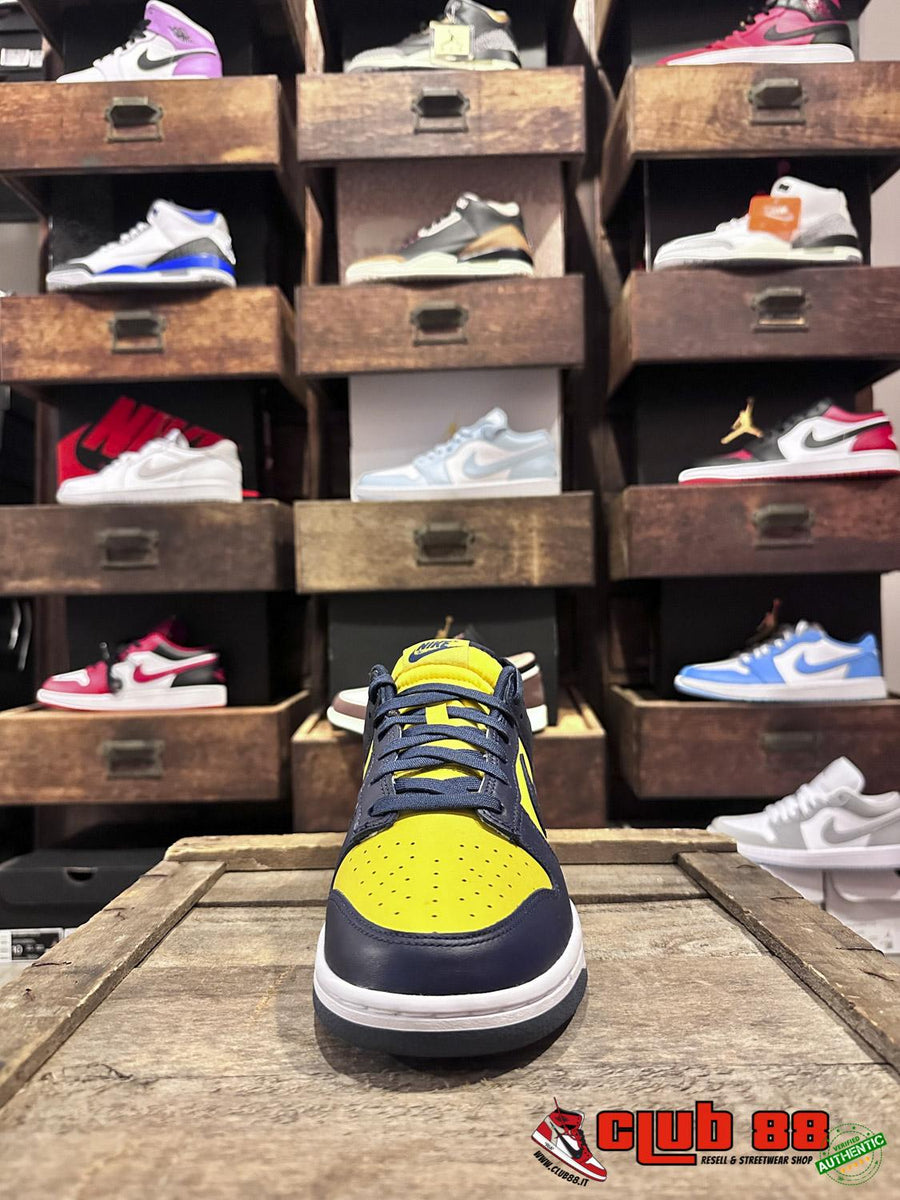 Sneakers Unisex Nike Jordan DUNK LOW DD1391-700 MICHIGAN | TFNY Boutique